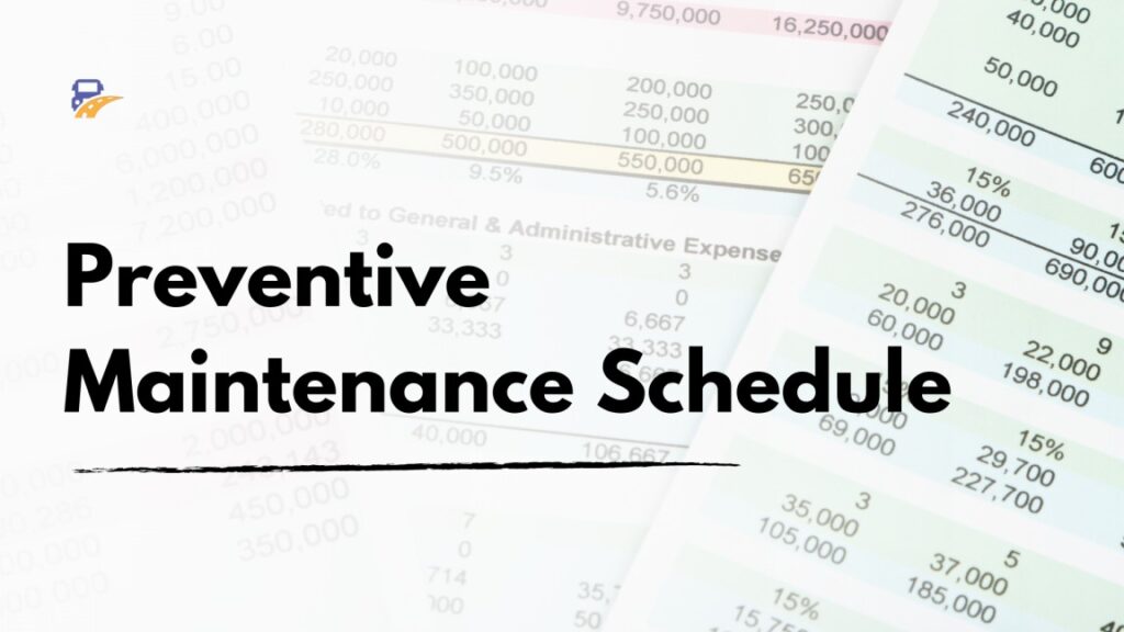 Preventive Maintenance Schedule – TransportSimple | Resources