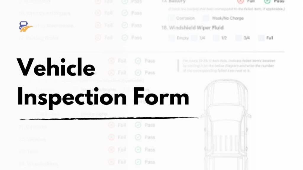 Vehicle Inspection Form – TransportSimple | Resources
